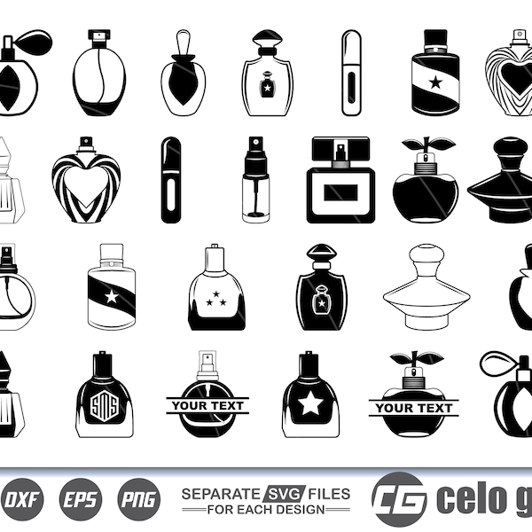Perfume Bottle Svg - Etsy