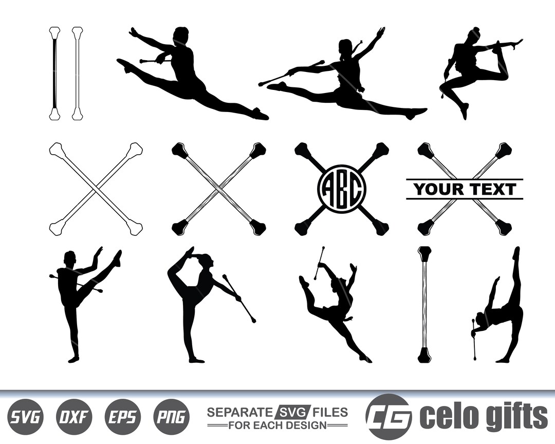 Baton Twirling SVG, Baton Twirling Vector, Cricut File, Clipart ...