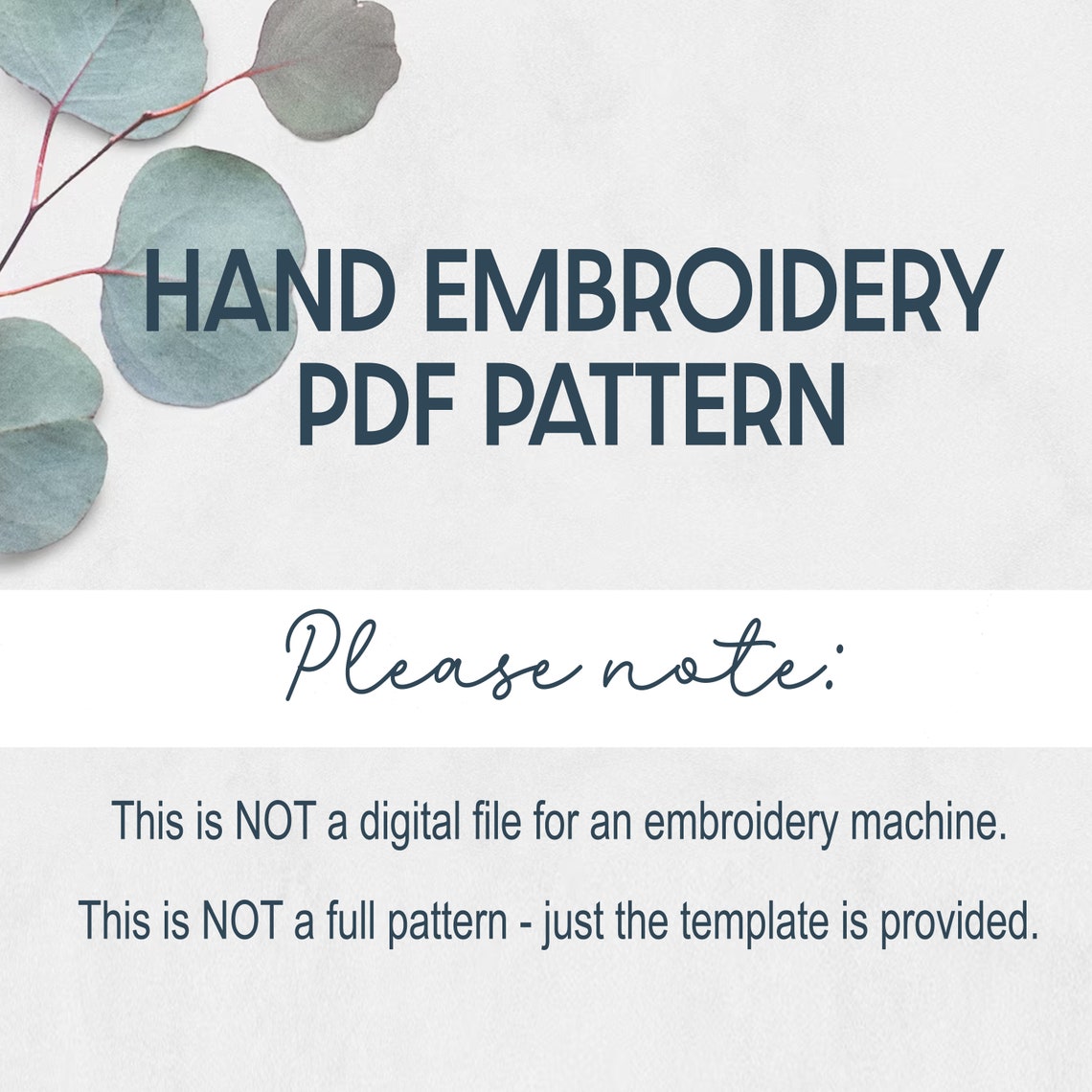 Flax Meadow Embroidery Pattern, Floral Pattern, Botanical Embroidery ...