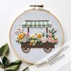Floral Window Embroidery Pattern, Beginner Hand Embroidery, Beautiful ...