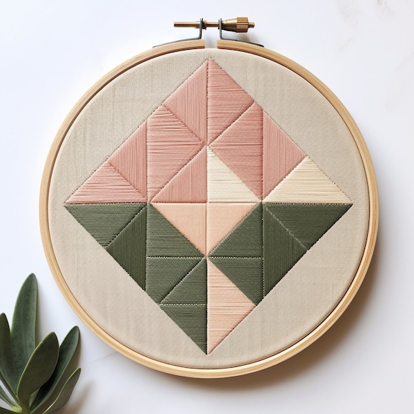 Geometric Embroidery - Etsy