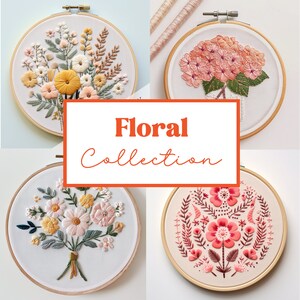 MINI BUNDLE PACK! Floral Embroidery Patterns, All Current and Future ...