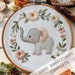Elephant Hand Embroidery Patterns, Elephant Pattern, Hand Embroidery ...