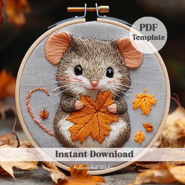 Rat Embroidery - Etsy