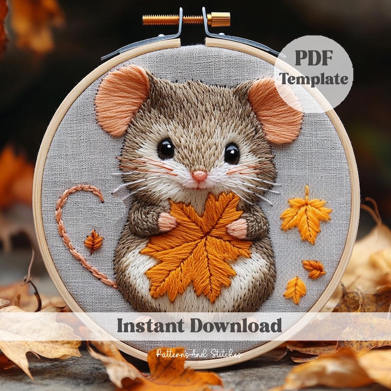 Rat Embroidery - Etsy
