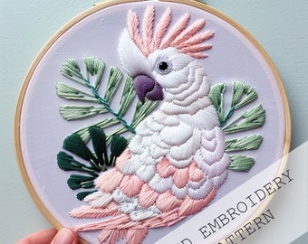 Parrot Embroidery - Etsy