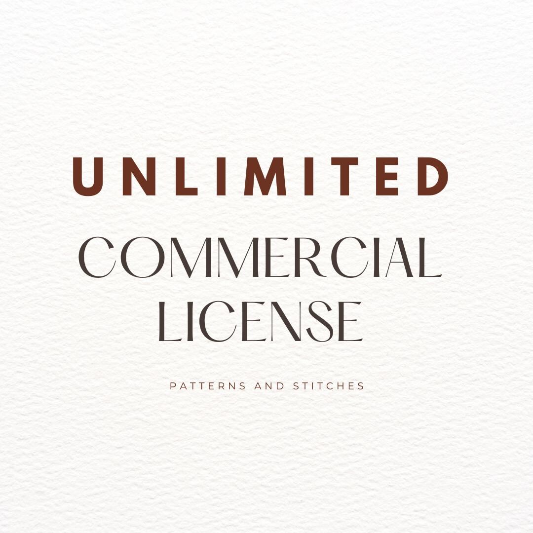 Unlimited Commercial License: Patterns and Stitches, No Credit Required ...