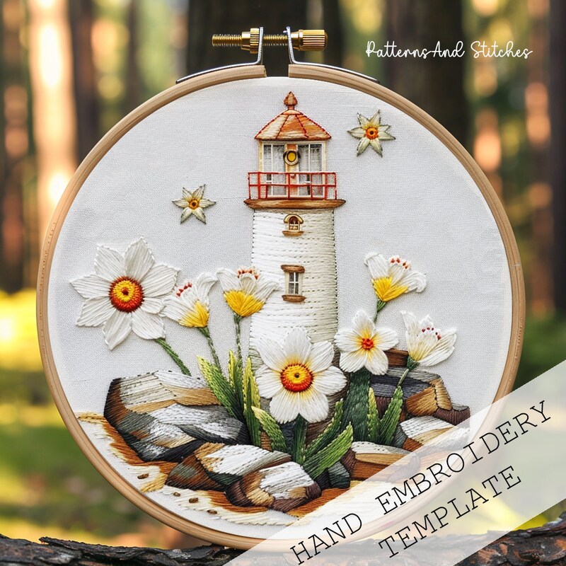 Coastal Embroidery - Etsy