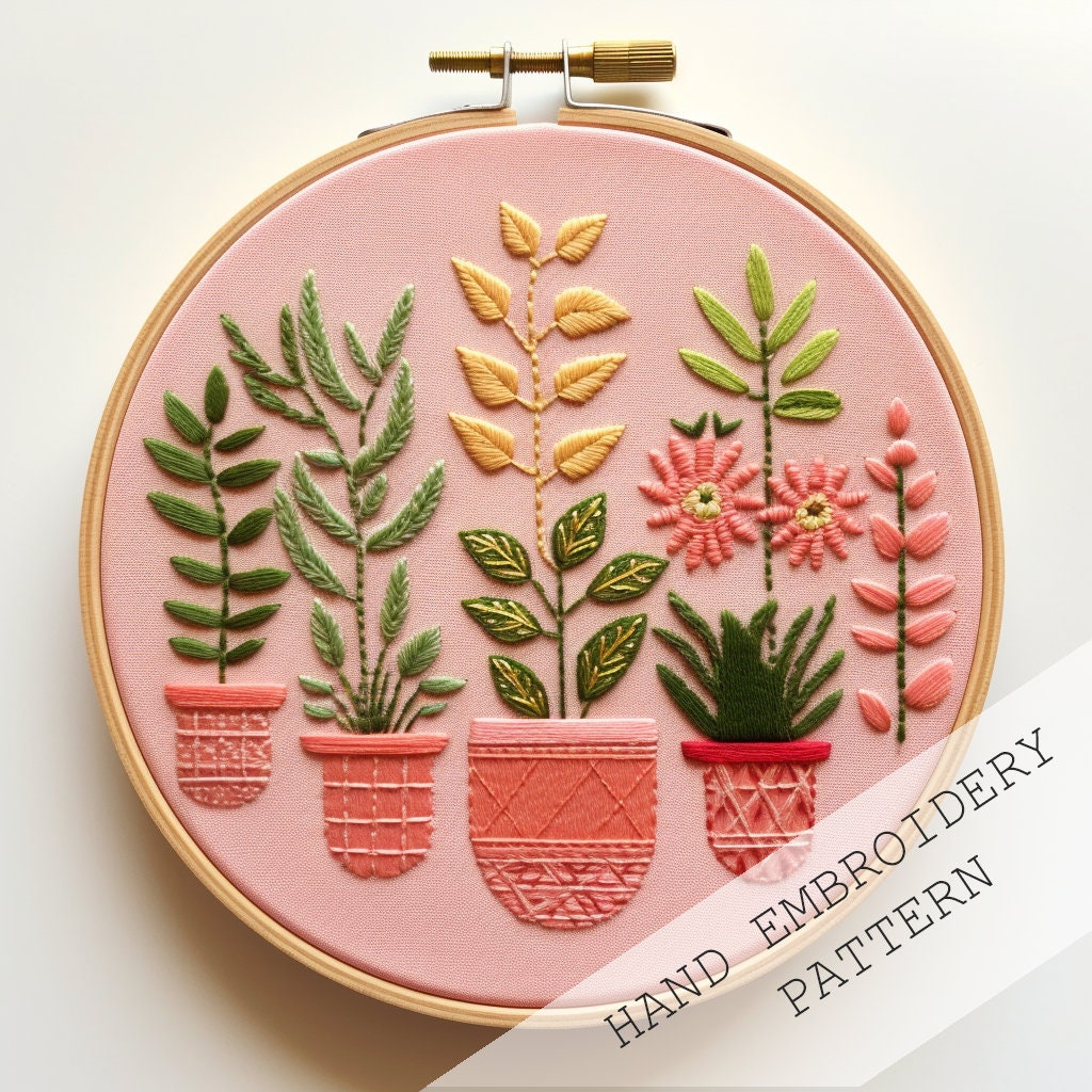 MINI BUNDLE PACK Plants Embroidery Patterns, All Current and Future ...