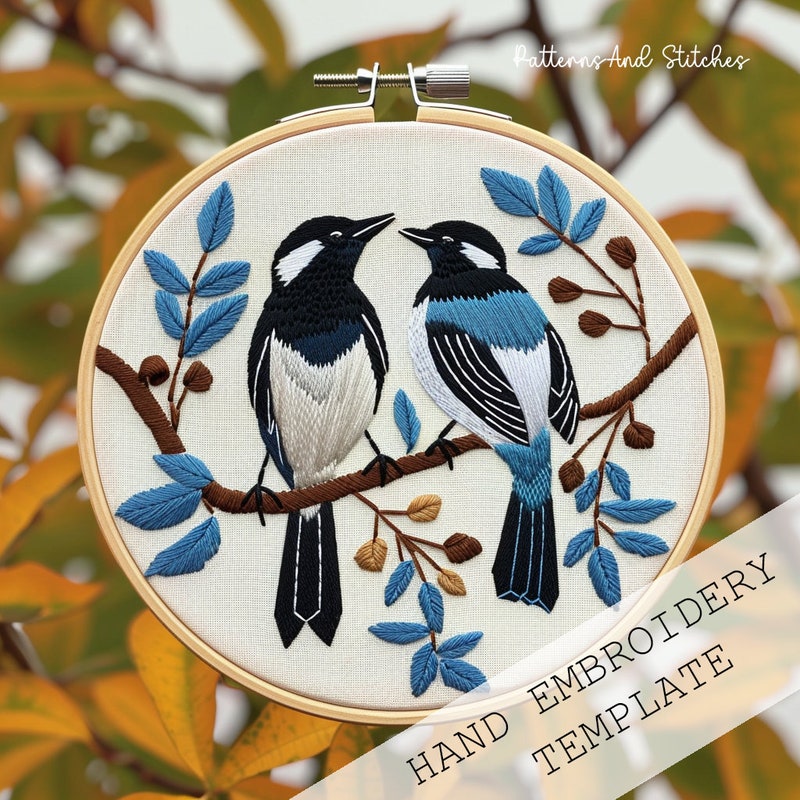 Magpie Pattern - Etsy