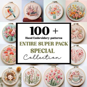 Hand Embroidery Designs - Etsy