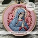 The Virgin Mary Panel Fabric, Wall Art - Etsy Canada