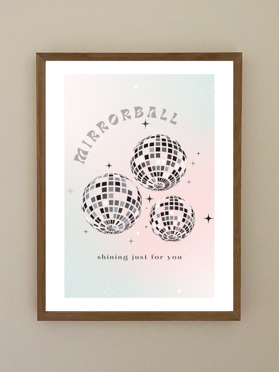 Taylor Swift Print Folklore Mirrorball - Etsy