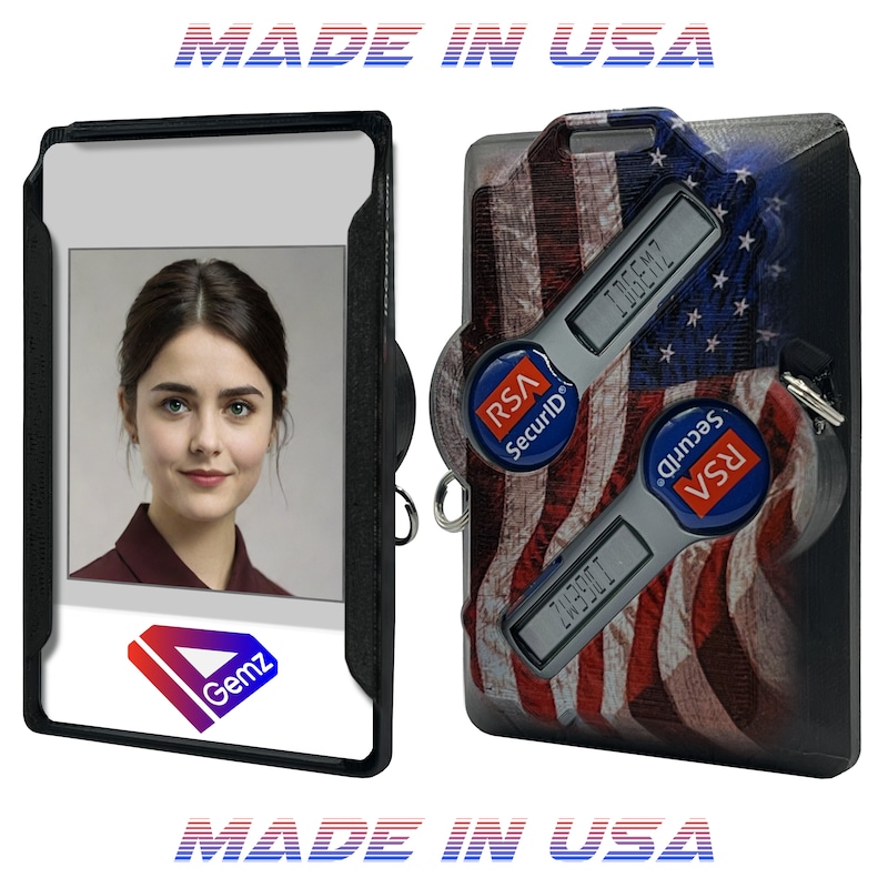 Dual Rsa Token and Badge Holder - Etsy