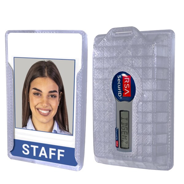 Badge Holder Rsa Token - Etsy