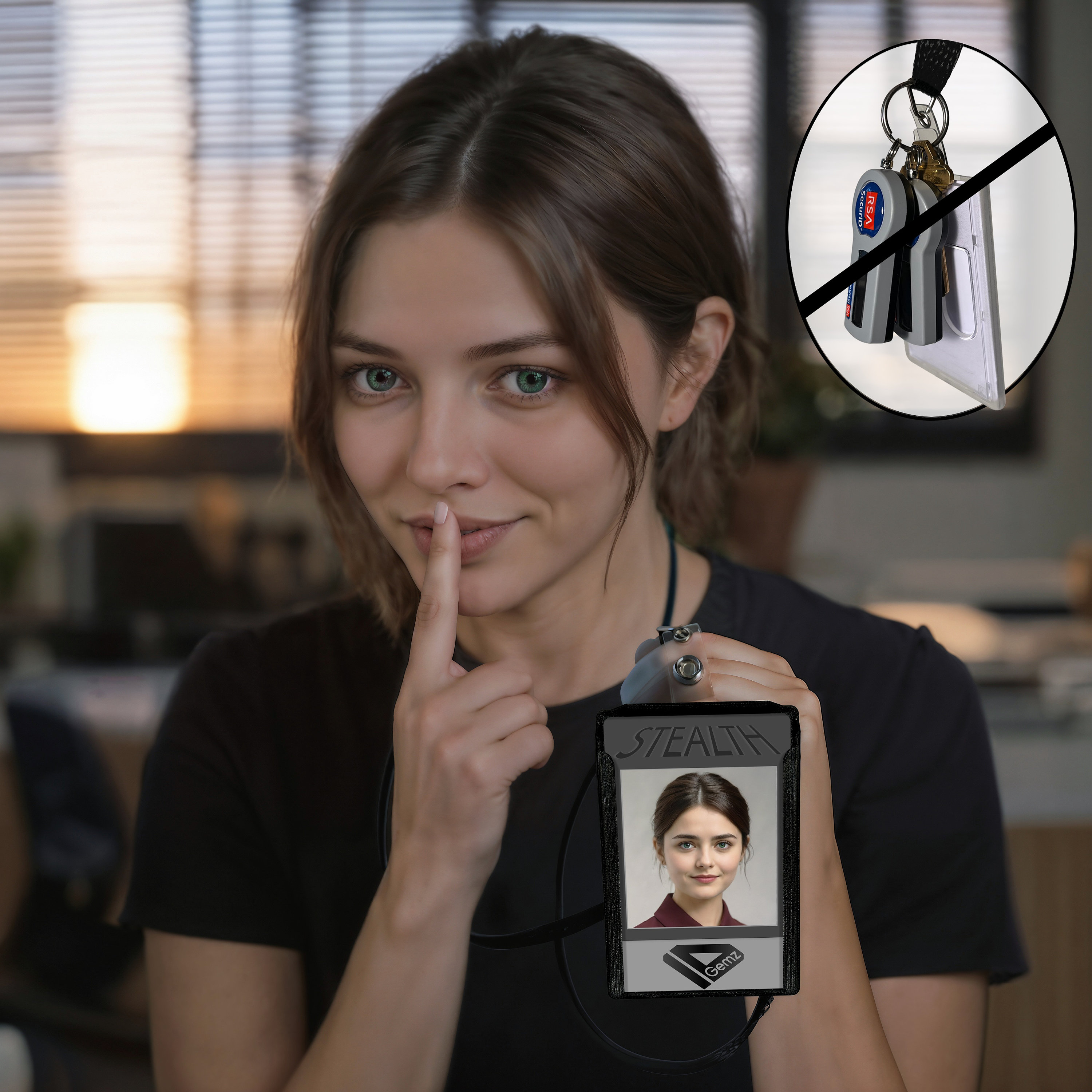 Badge Holder for Yubikey 5 NFC & RSA Securid Tokens - Etsy