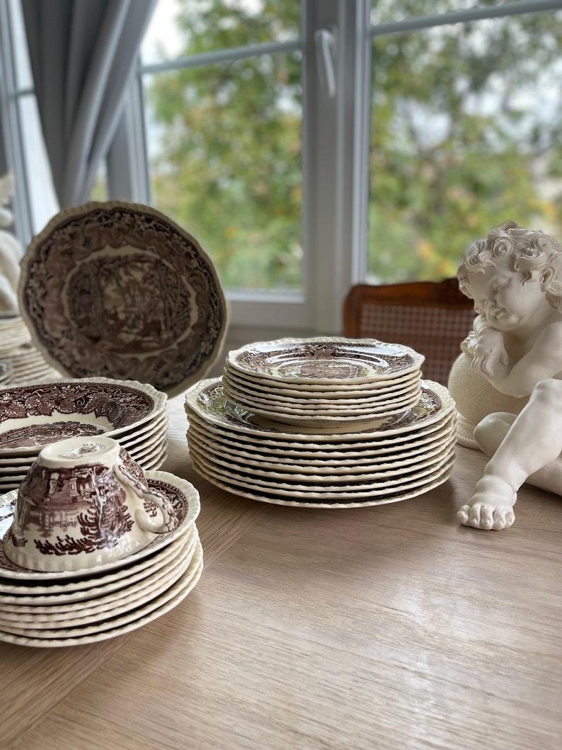 Mason's 76-piece Antique Dinnerware Set - Etsy