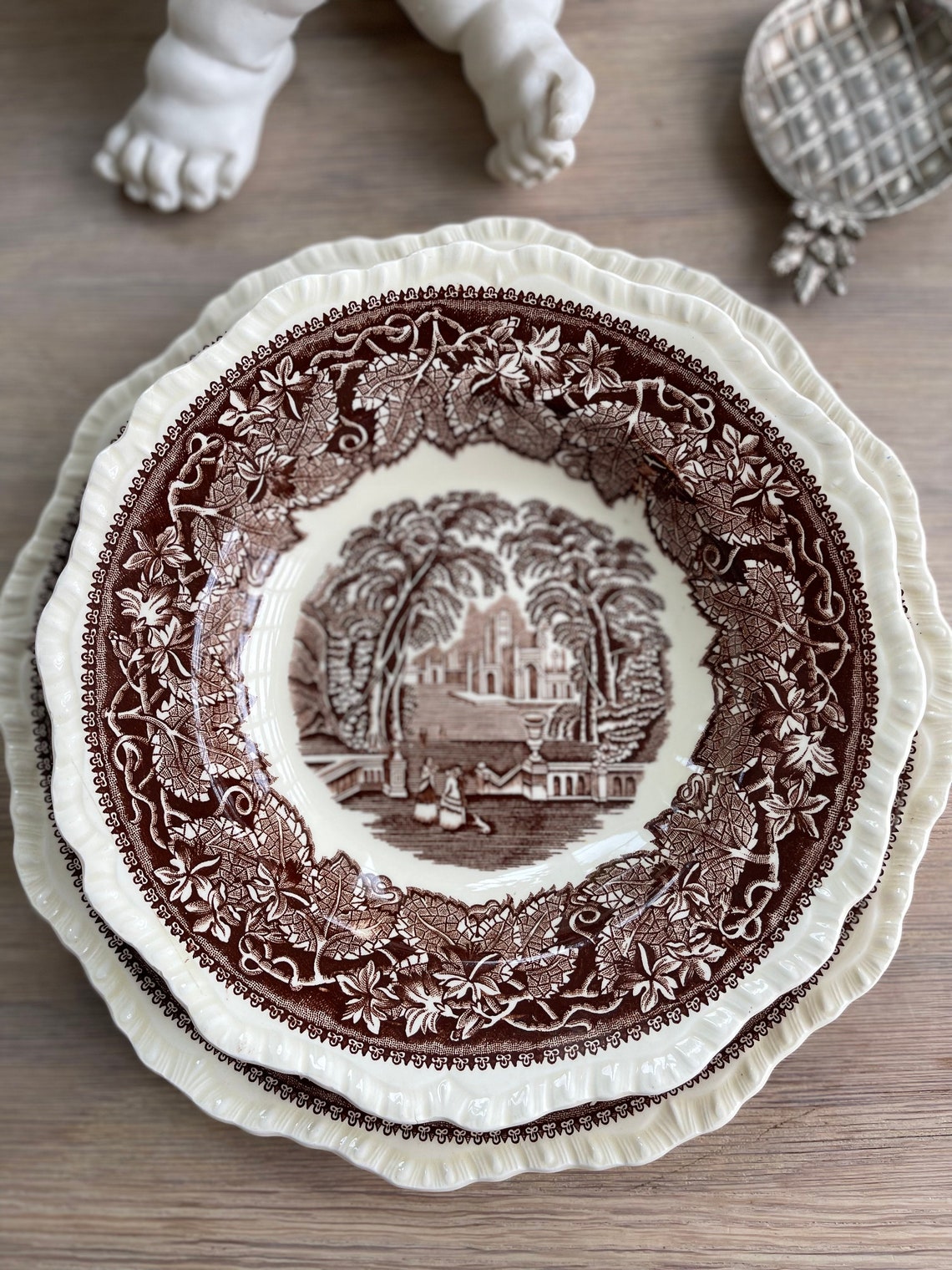 Mason's 76-piece Antique Dinnerware Set - Etsy