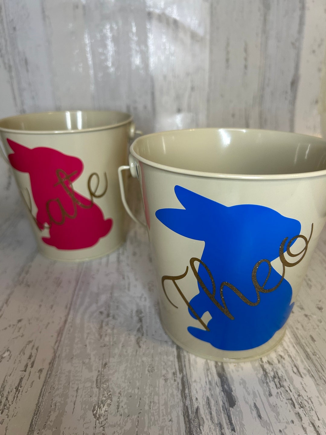 Personalised Easter Hunt Bucket - Etsy