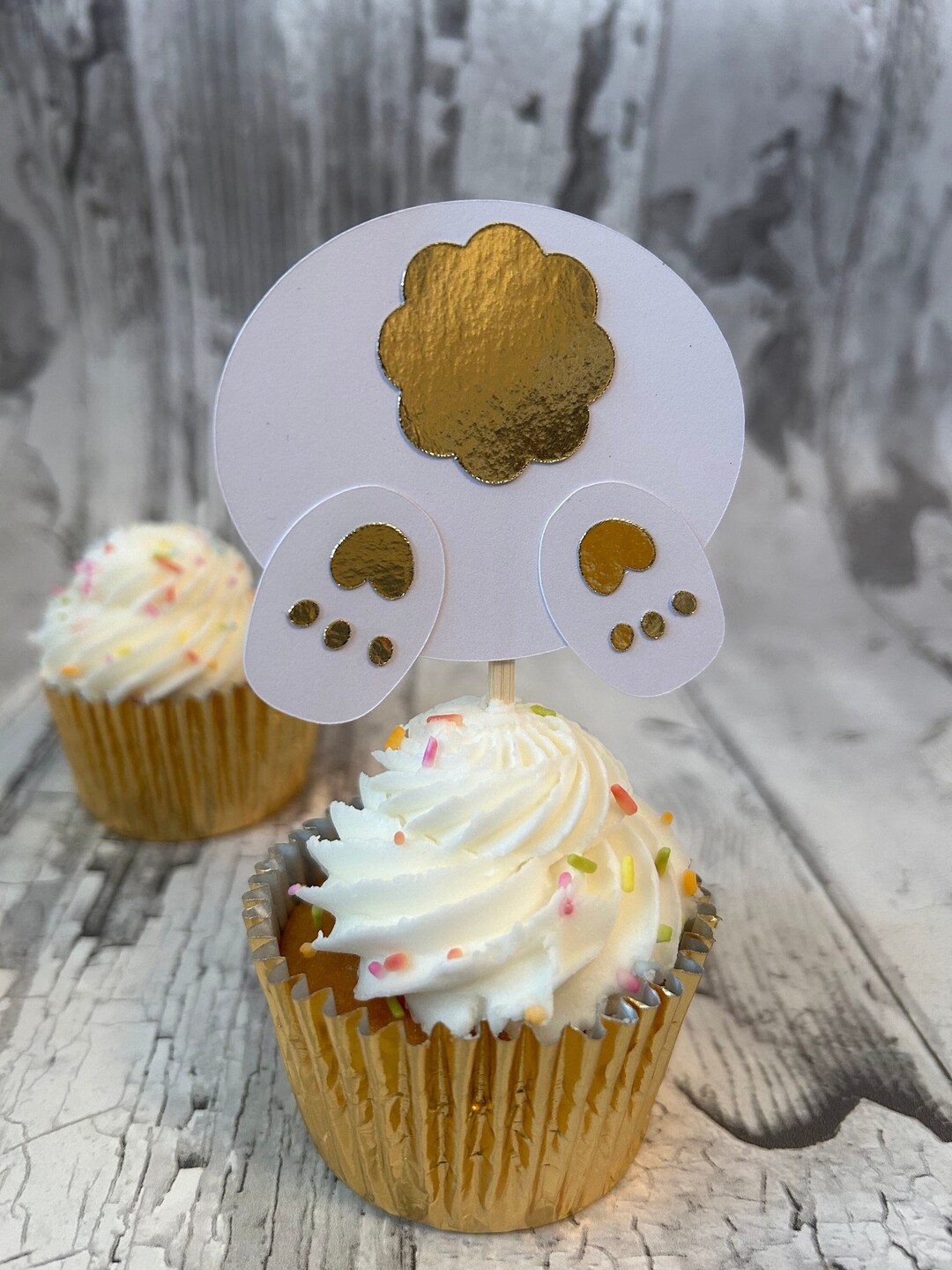 Cute Bunny Butt Cupcake Toppers - Etsy
