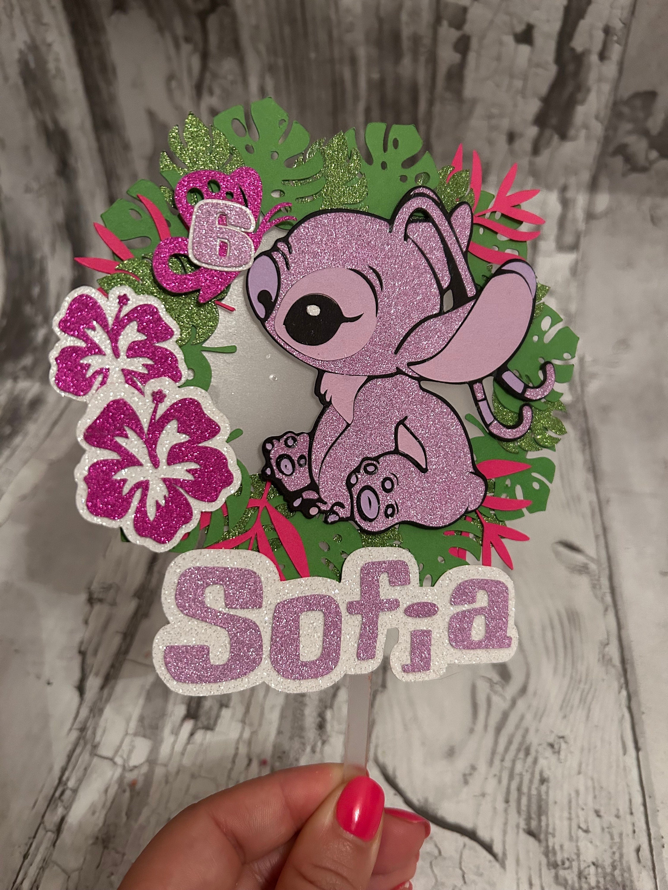 Glitter Angel Cake Topper - Etsy