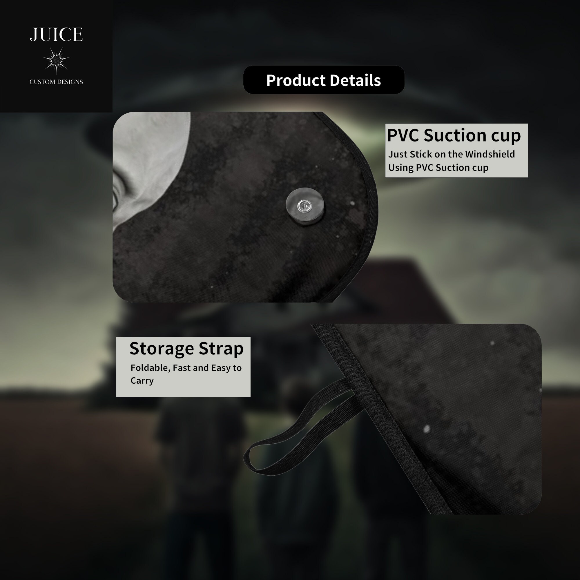 Alien Car Auto Sun Shade, Accessories for Car, Sci-Fi Sun Shade sold by ...