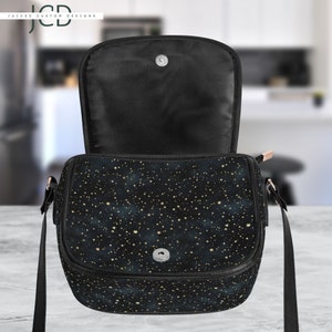 Vintage Wildflower Boho Moon Floral Crossbody Bag Black - Etsy