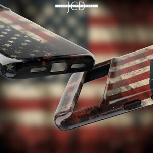 Vintage American Flag Tough Phone Case, Patriotic Phone Cover for ...