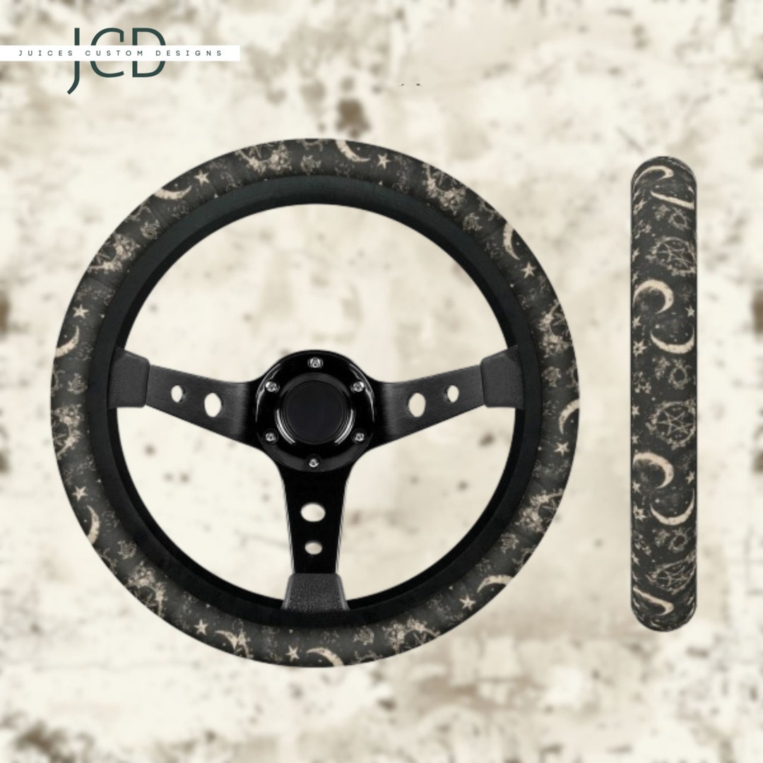 Celestial Steering Wheel Cover With Stars and Moon, Witchy Car ...
