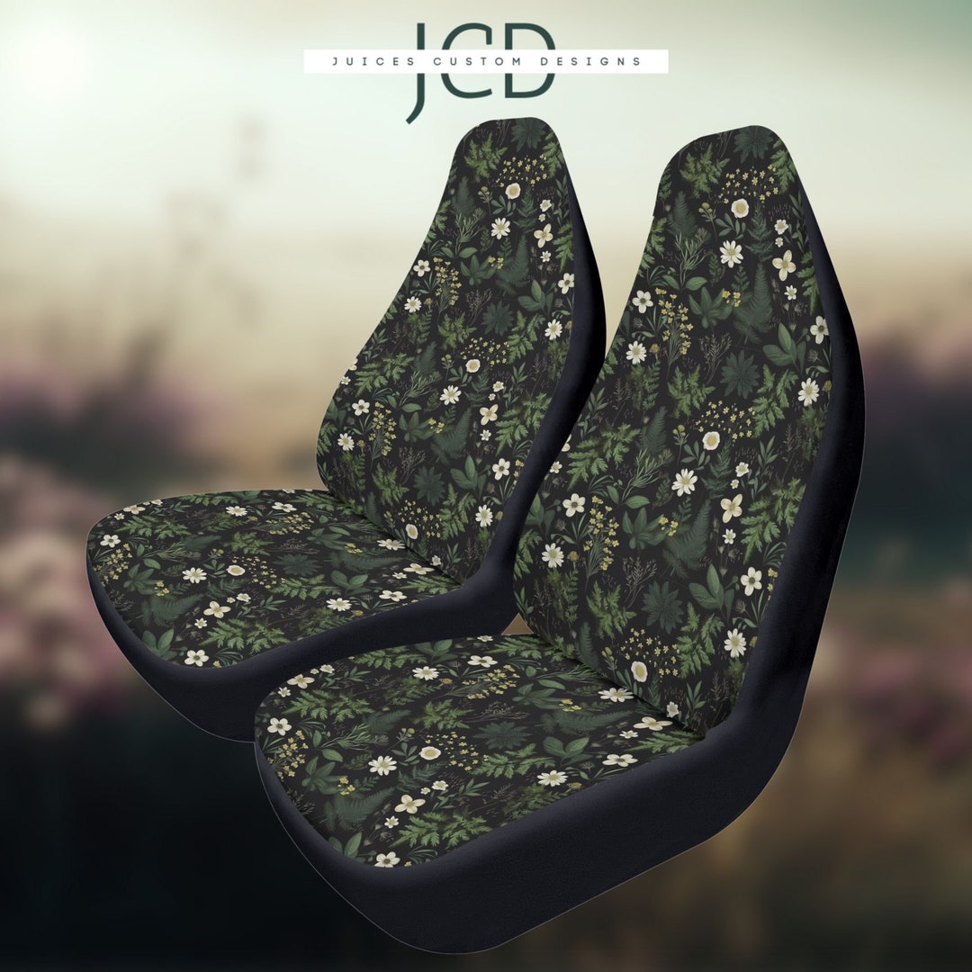 Wildflowers Cottagecore Boho Forest Car Seat Covers Front - Etsy