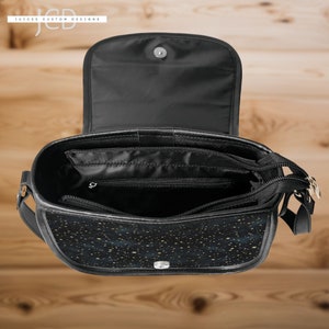 Vintage Wildflower Boho Moon Floral Crossbody Bag Black - Etsy