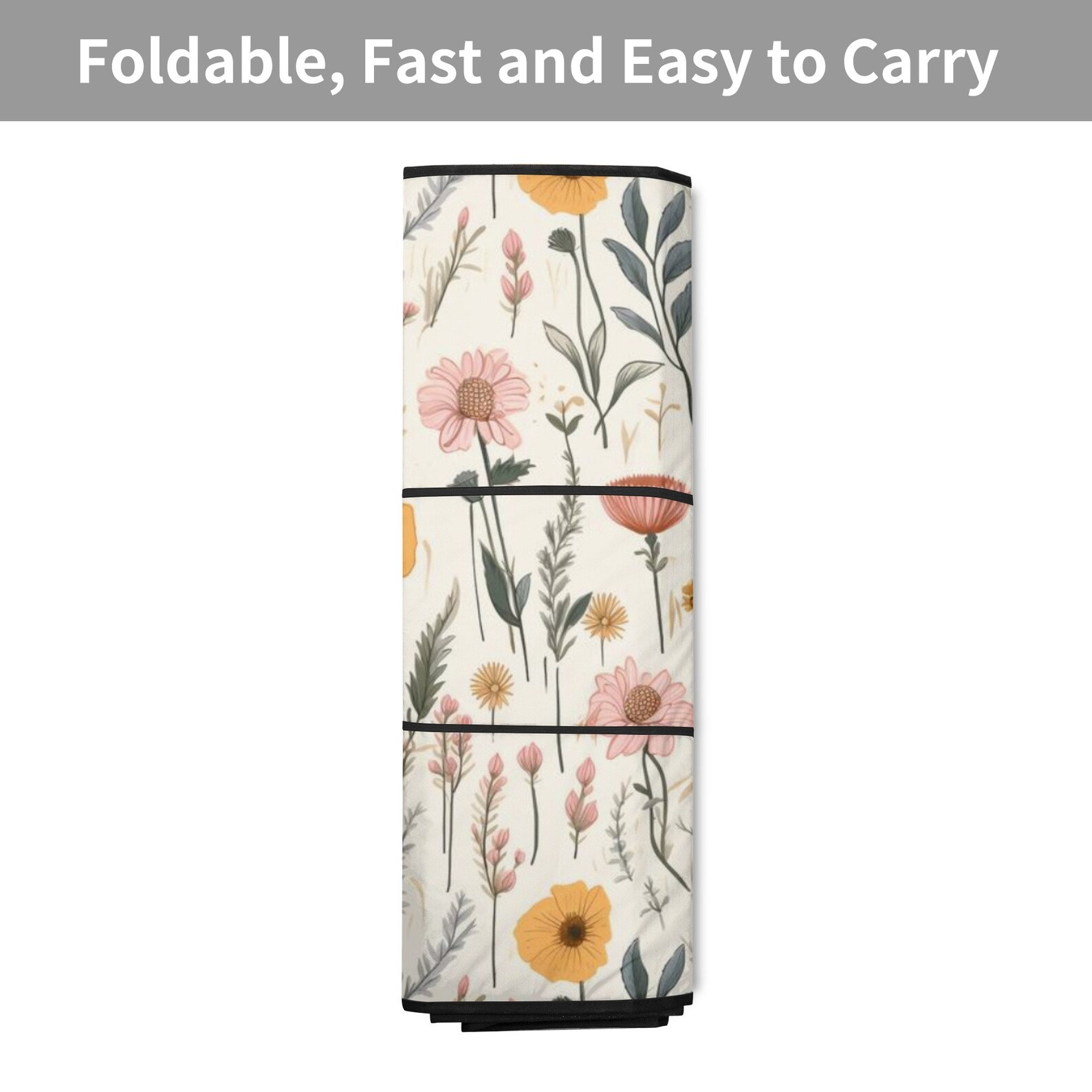 Boho Wildflowers Cottagecore Forest Car Sun Shade Sunshade - Etsy