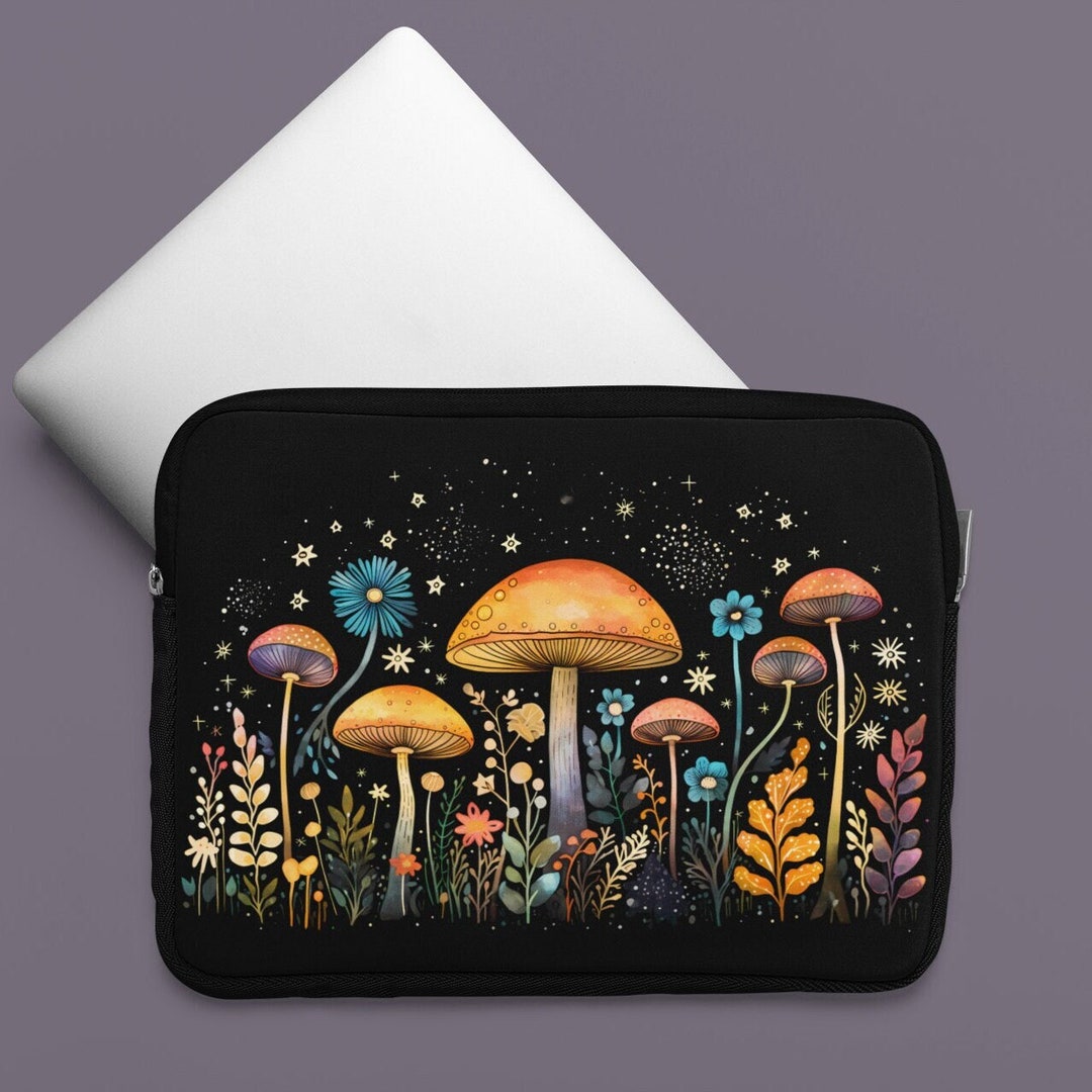Mushroom Trippy Laptop Tablet Case for Ipad, Celestial Laptop Sleeve ...