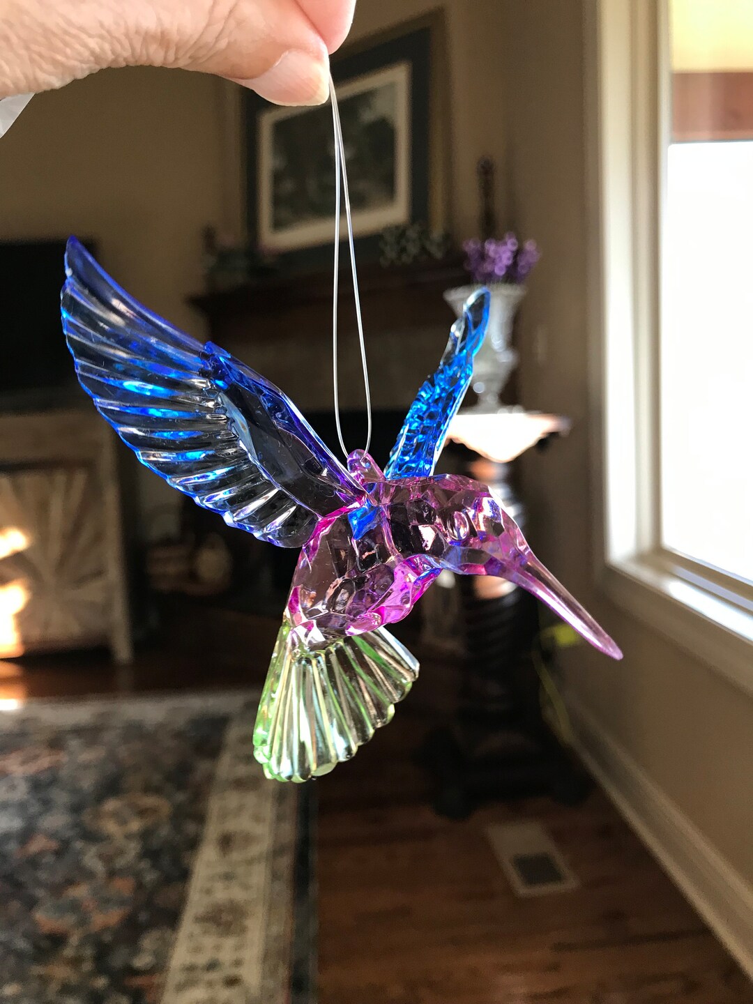Hummingbird, Hummingbird Sun Catcher, Crafting Suncatcher, Embellishing ...