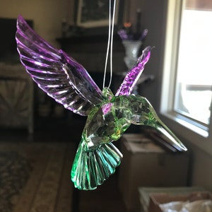 Hummingbird, Hummingbird Sun Catcher, Crafting Suncatcher, Embellishing ...