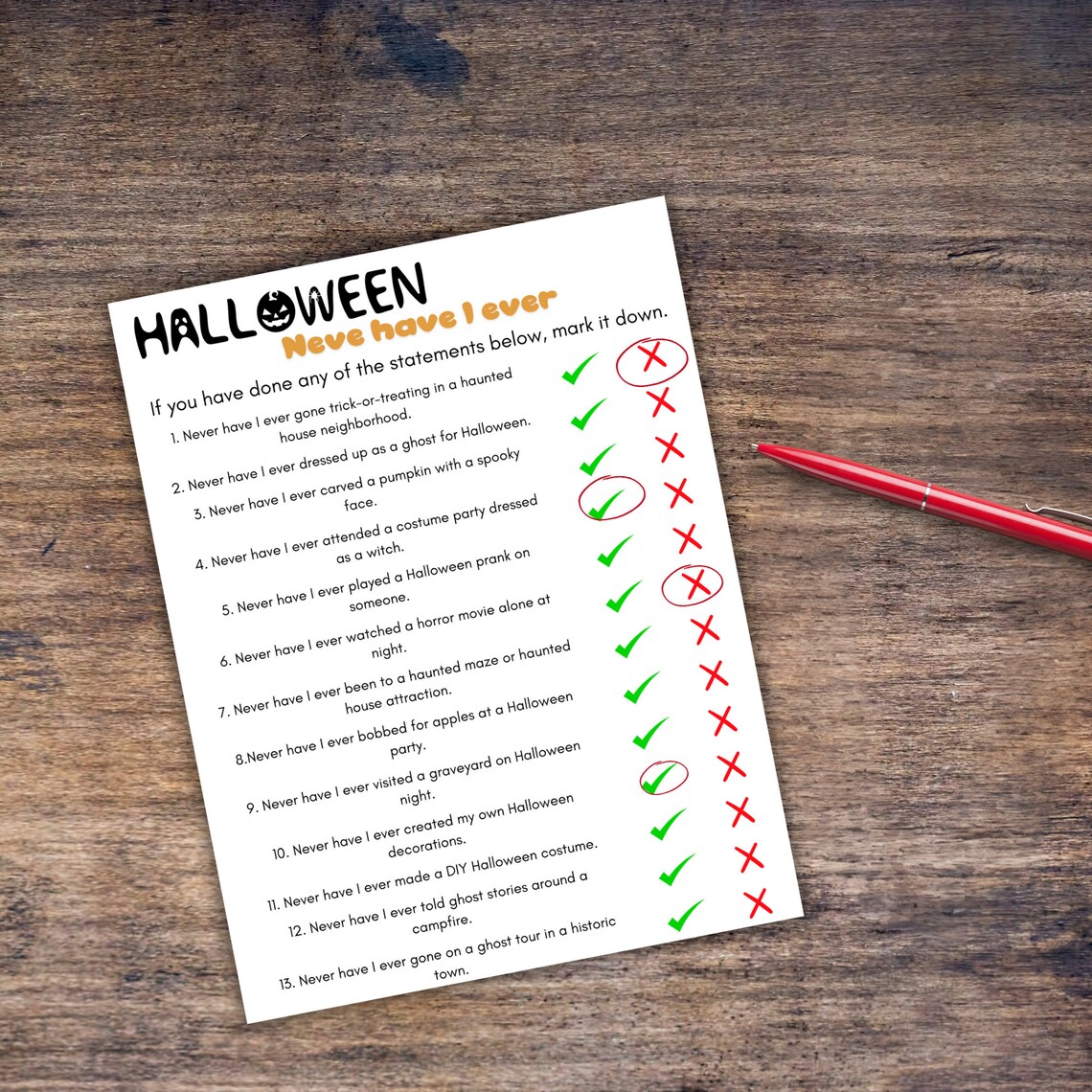 Never Have I Ever Halloween Game, Halloween Party Ideas, Halloween ...