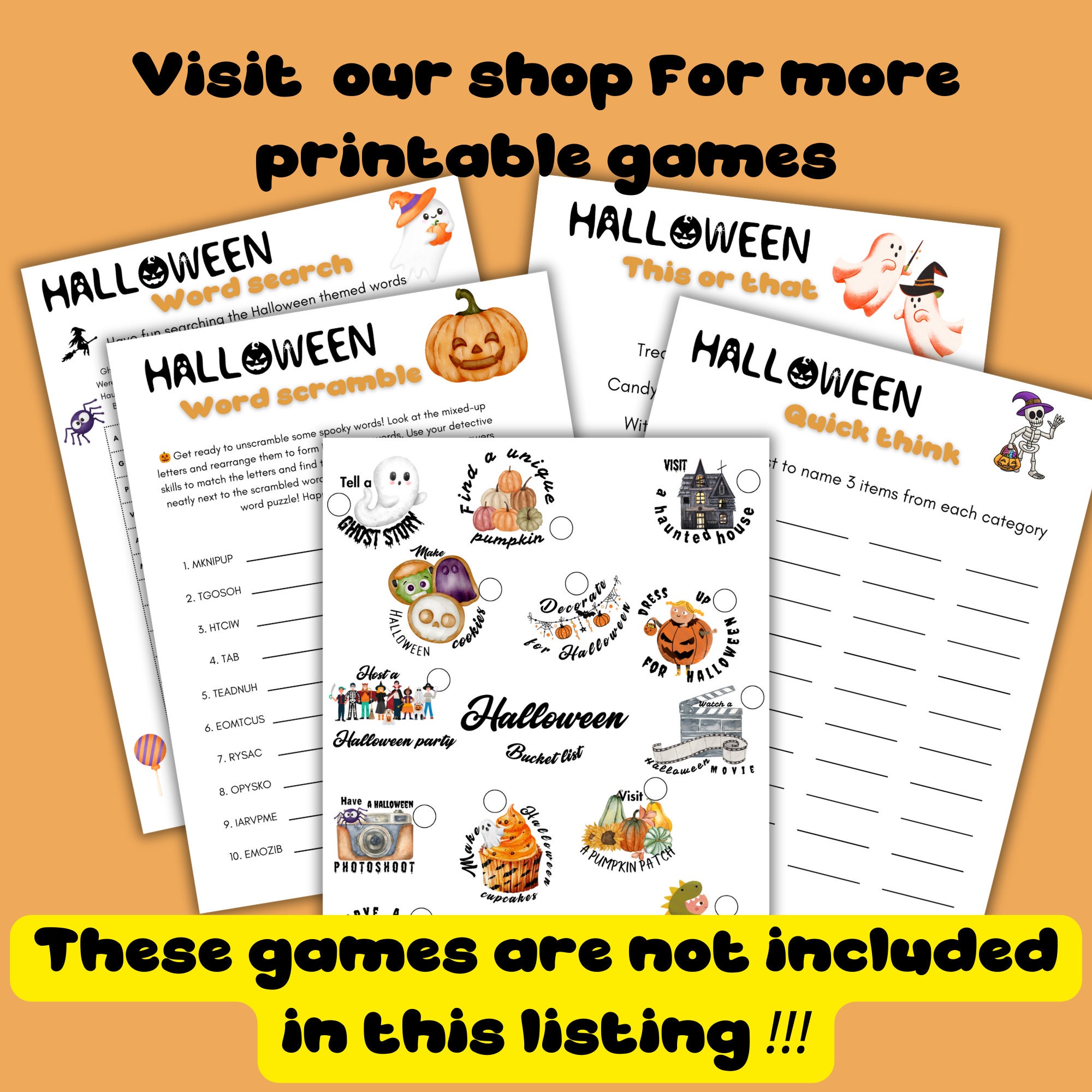 Halloween Spooky Jokes Halloween Jokes for Kids Printable - Etsy