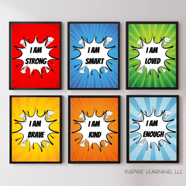 Superhero Classroom Decor - Etsy