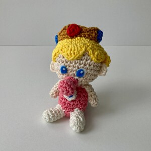 Baby Princess Peach Crochet Pattern Amigurumi PDF - Etsy