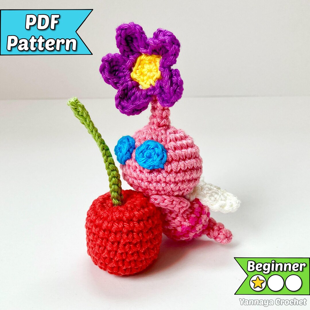 Winged Pikmin Crochet Pattern PDF - Video Game Inspired Amigurumi ...