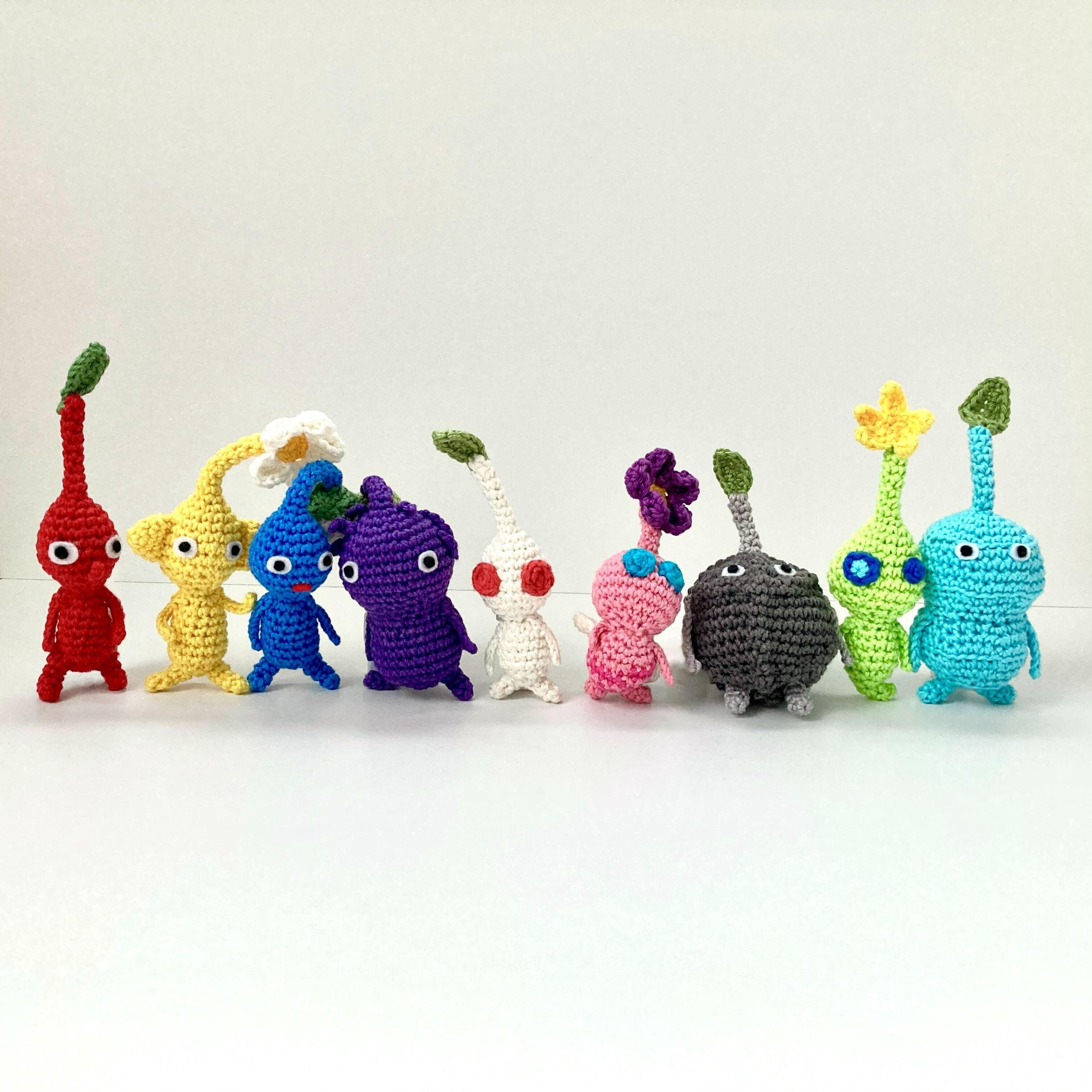 All Pikmin With Cherry, Tangerine, Strawberry, 5 Pellet and Glow Pellet ...