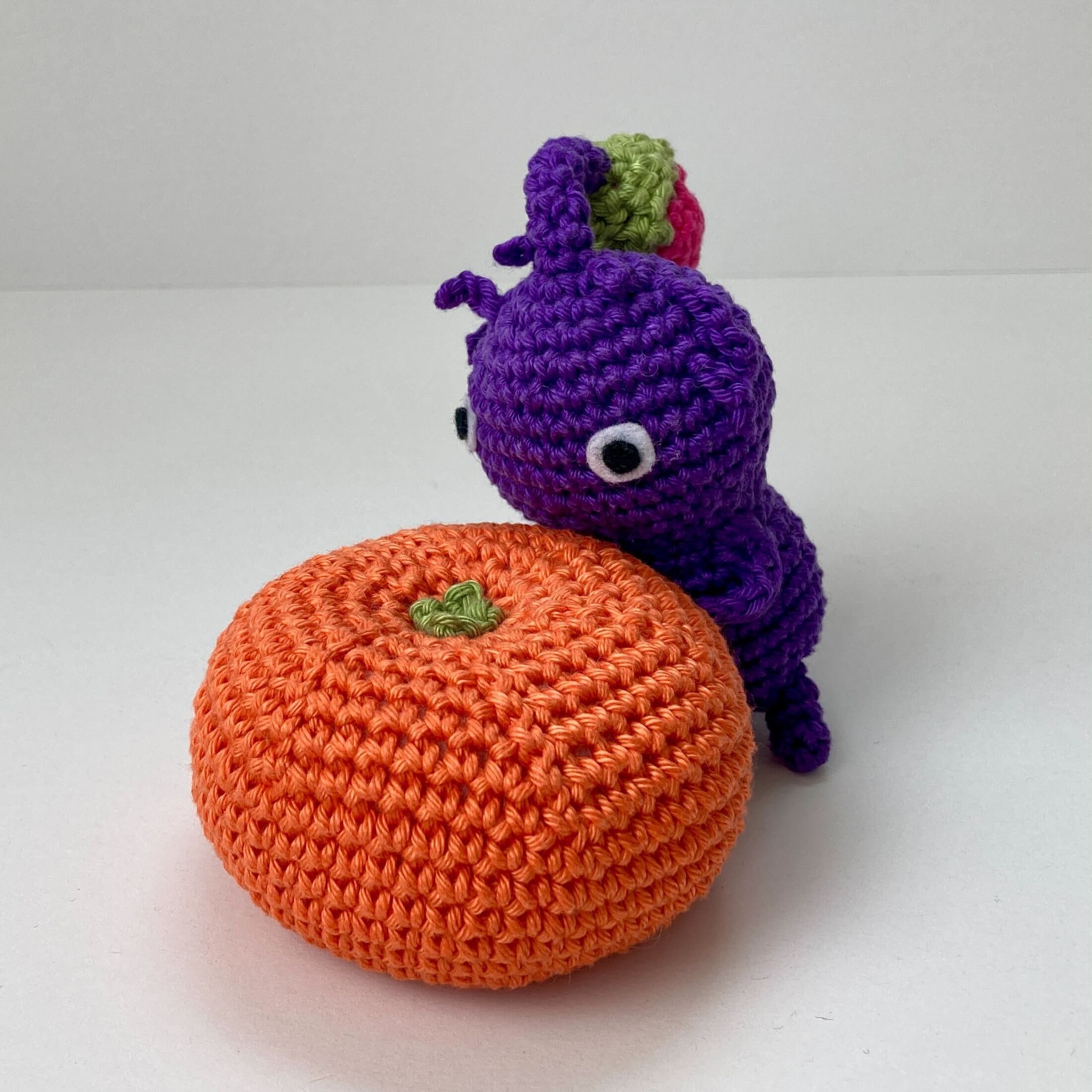 Purple Pikmin With Tangerine Crochet Pattern Amigurumi PDF (Instant ...