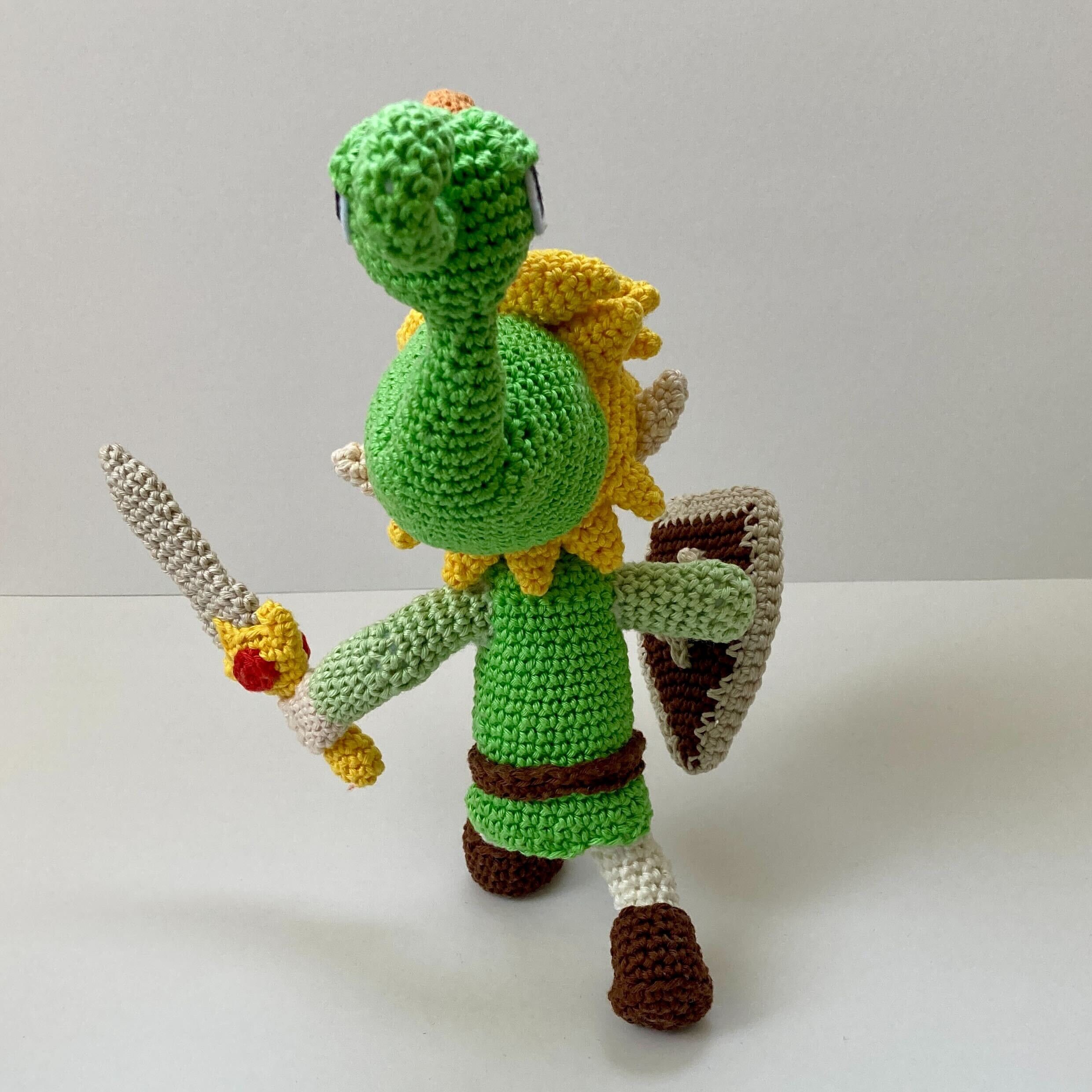 Toon Link Zelda Minish Cap Crochet Pattern Amigurumi PDF - Etsy