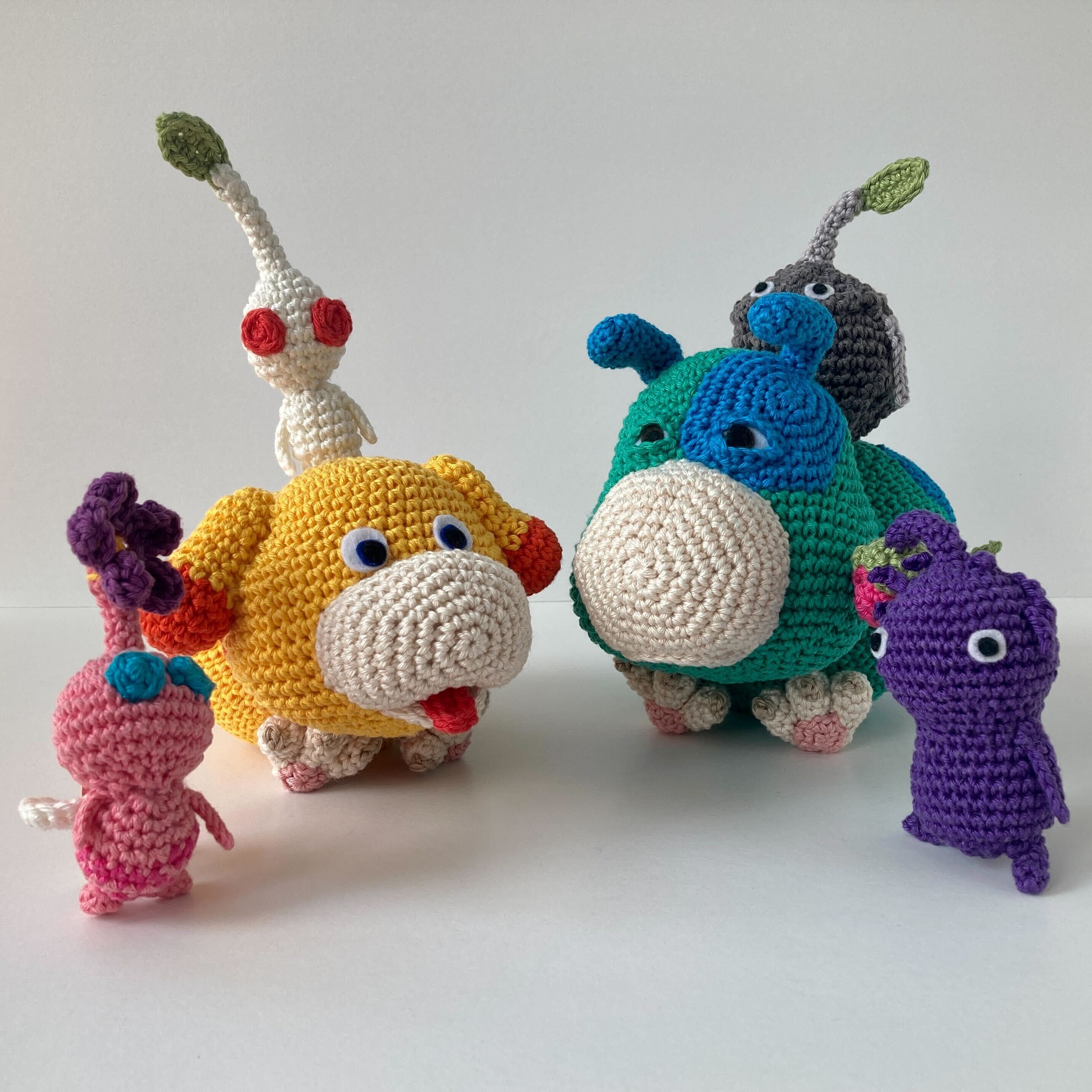 Oatchi and Moss Bundle Crochet Pattern Amigurumi PDF - Etsy