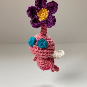 Pink Winged Pikmin With Cherry Crochet Pattern Amigurumi PDF - Etsy
