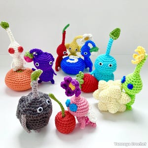 All Pikmin Crochet Pattern PDF Bundle - Video Game Inspired Amigurumi ...