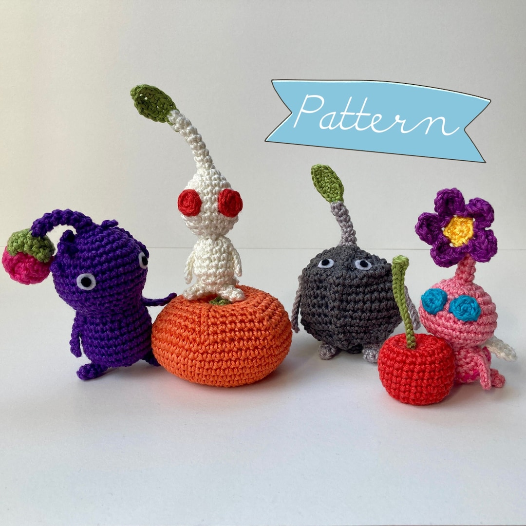 Purple, White, Winged and Rock Pikmin With Cherry and Tangerine Bundle ...