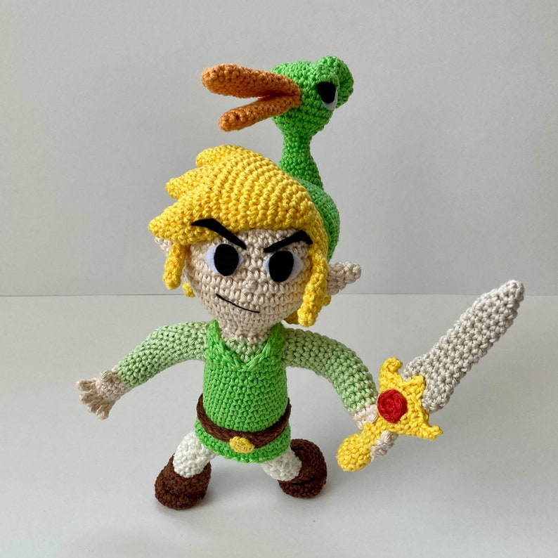 Toon Link Zelda Minish Cap Crochet Pattern Amigurumi PDF - Etsy