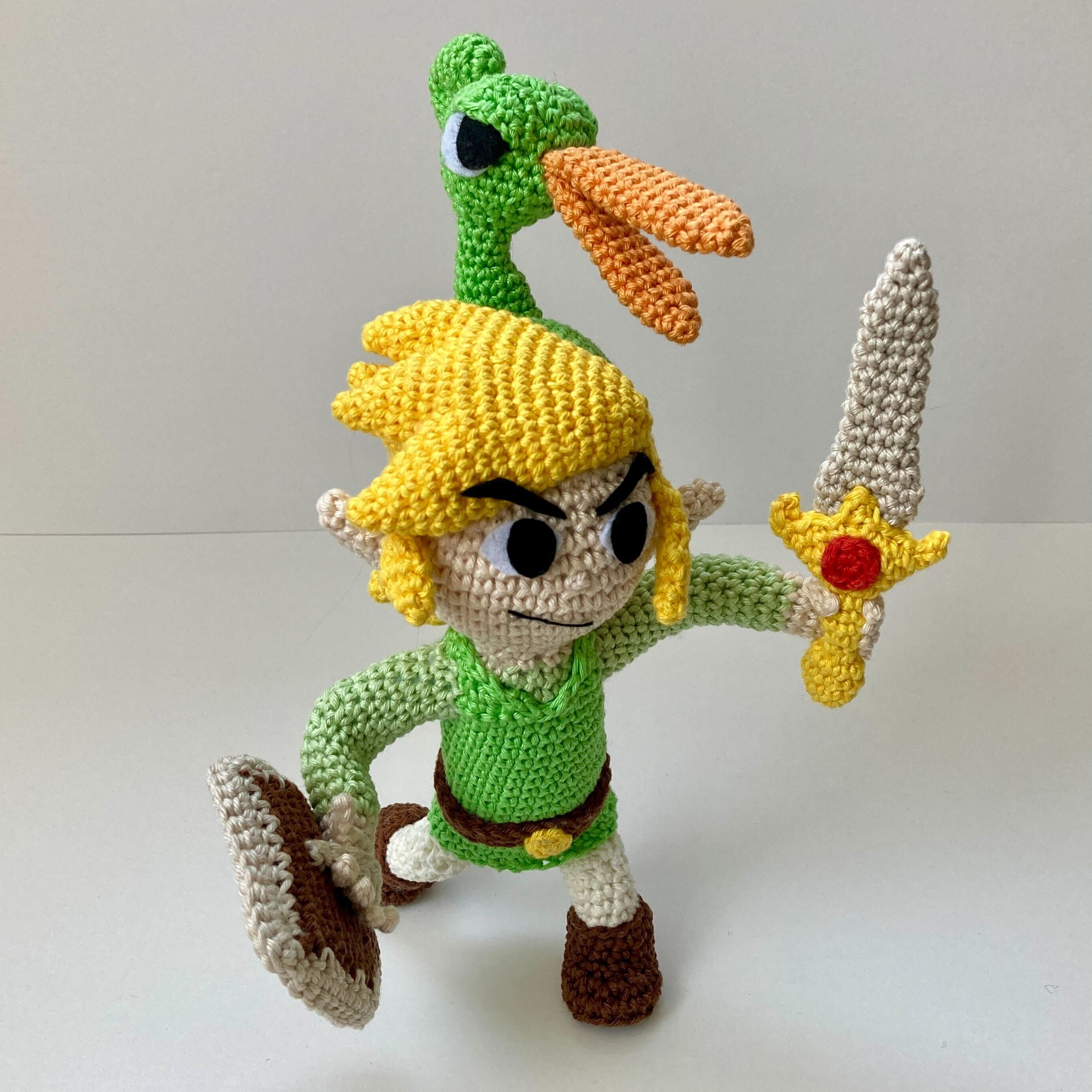 Toon Link Zelda Minish Cap Crochet Pattern Amigurumi PDF - Etsy