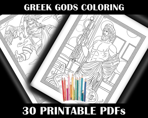 Greek Coloring Pages [2025]
